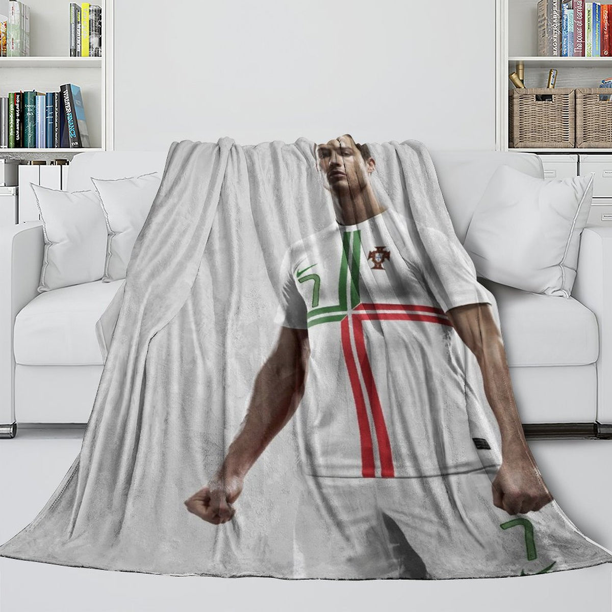 CR7 Cristiano Ronaldo Blanket Flannel Throw Room Decoration – ebuycosuk