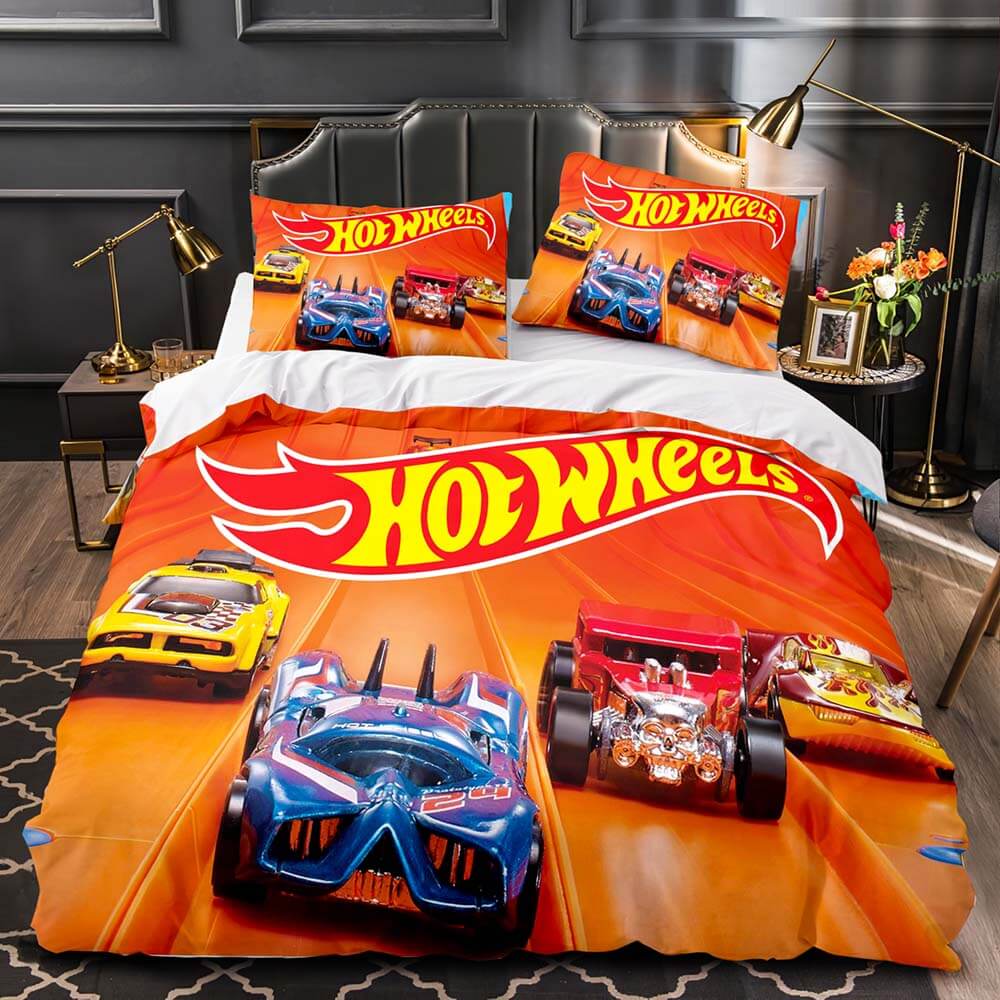 Hot Wheels Bed Set