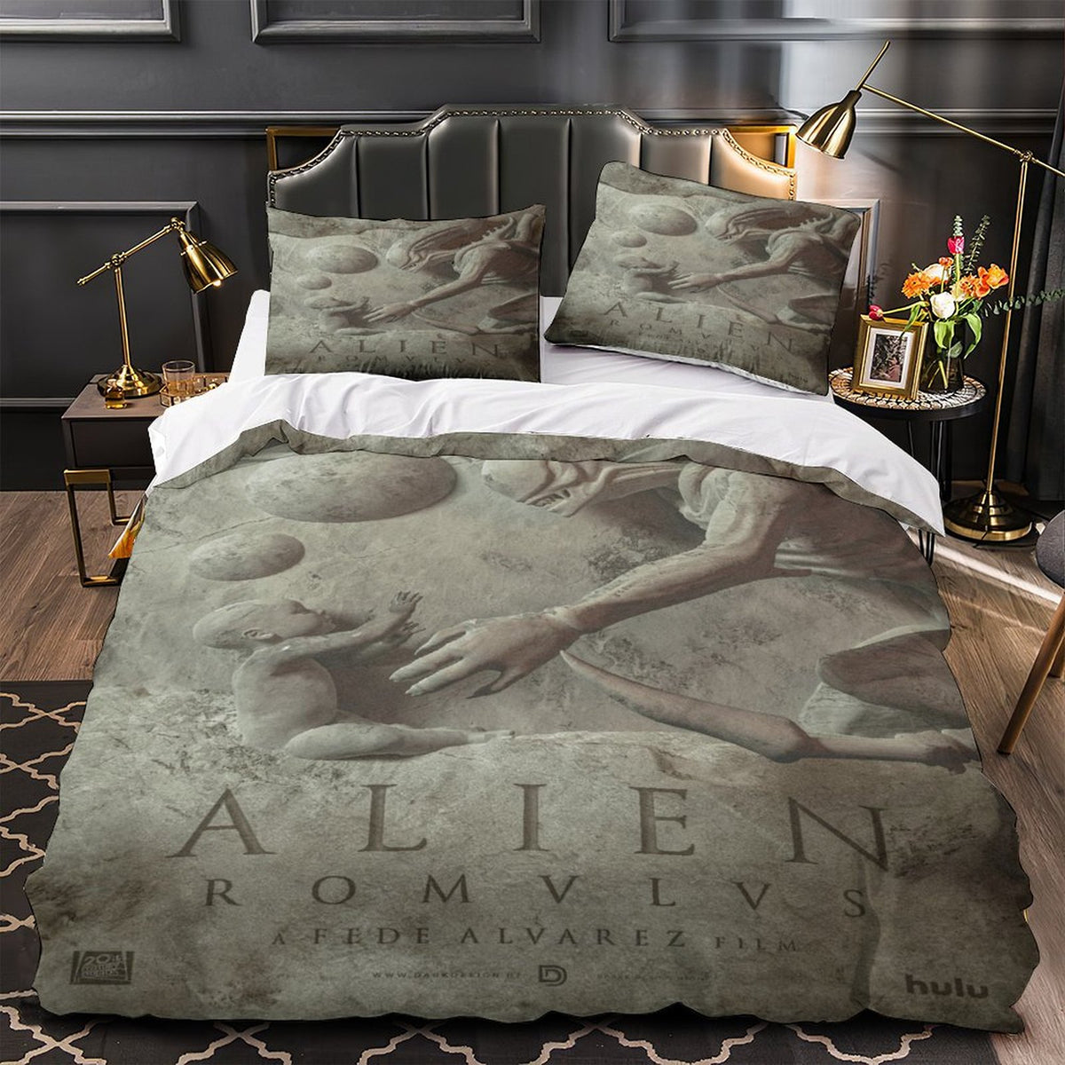 Alien Romulus Bedding Set Pattern Quilt Cover Without Filler – ebuycosuk