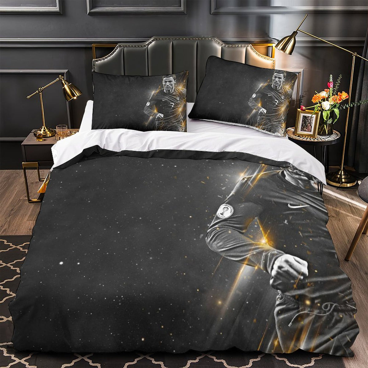CR7 Cristiano Ronaldo Bedding Set Pattern Quilt Duvet Cover – ebuycosuk