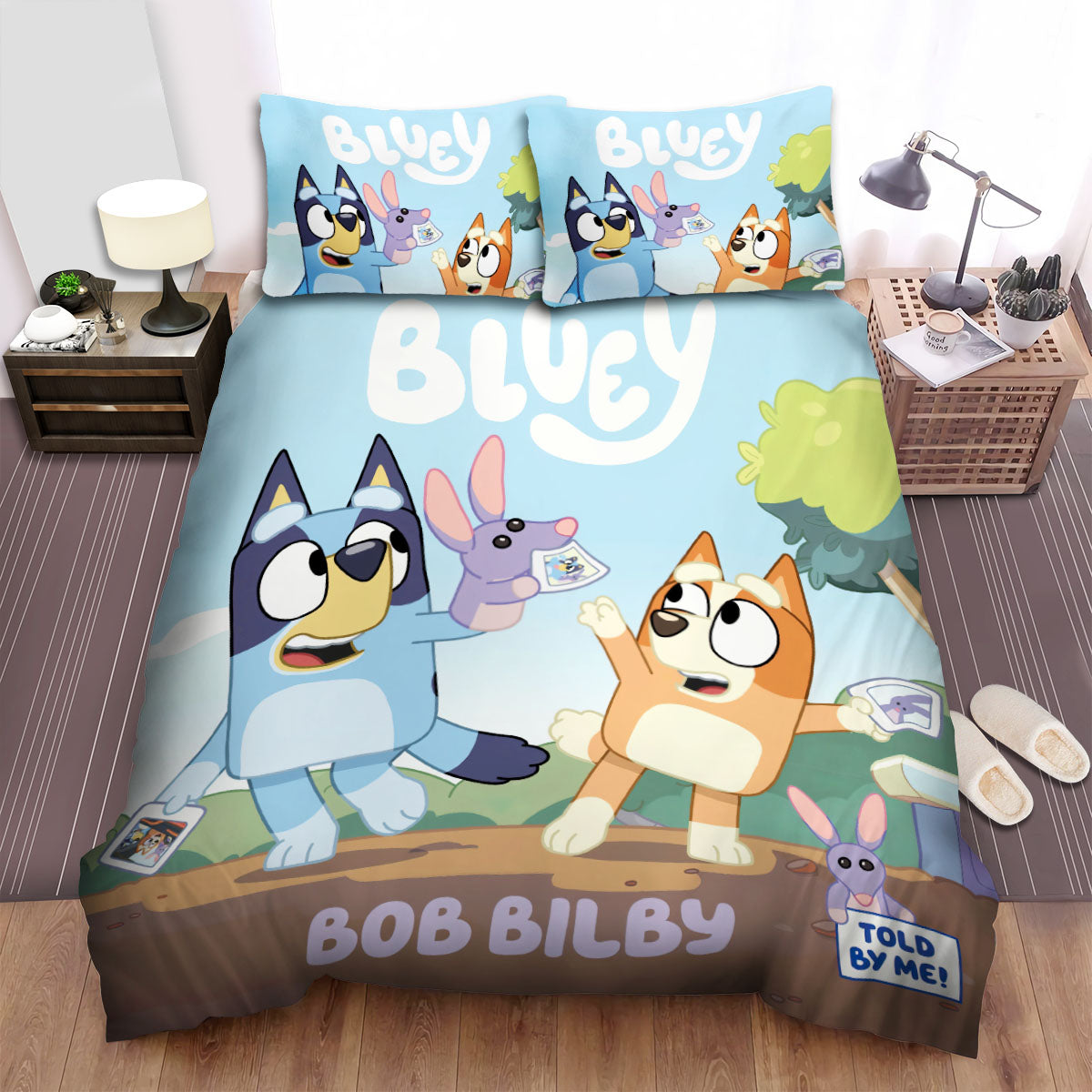 Cartoon Bluey Bedding Set Quilt Cover – ebuycosuk