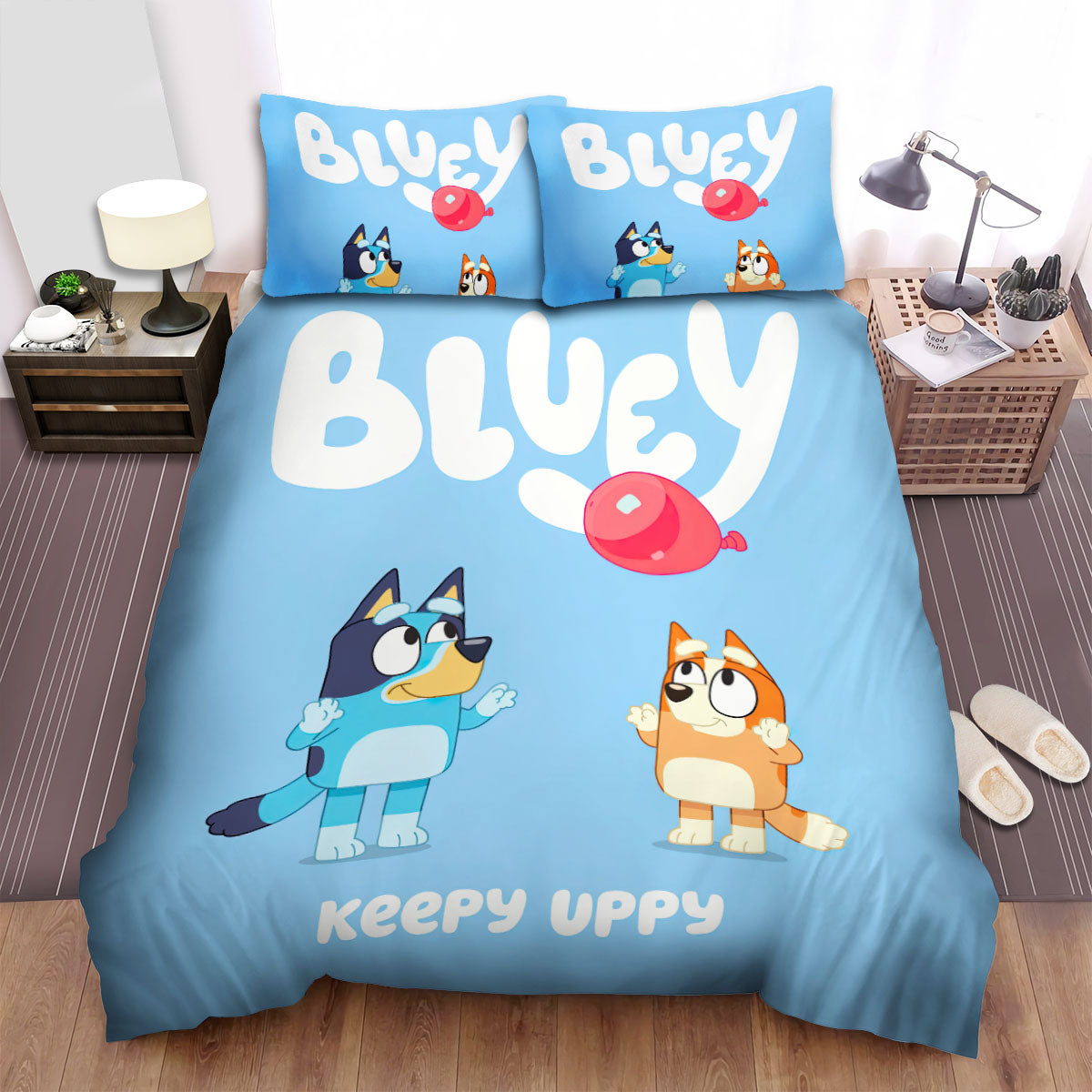 Cartoon Bluey Bedding Set Quilt Cover – ebuycosuk