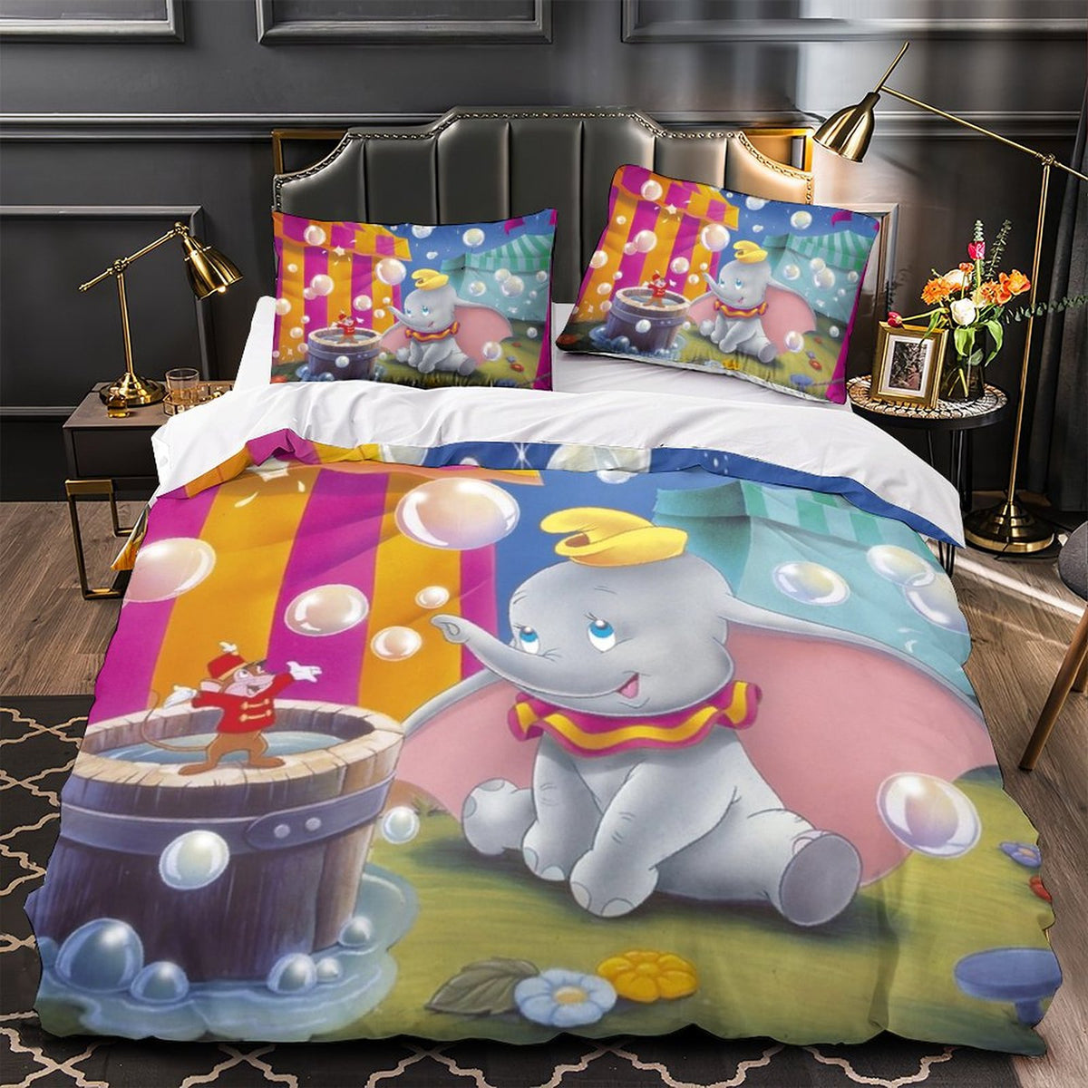 Dumbo Pattern Bedding Set Quilt Duvet Cover Without Filler – ebuycosuk