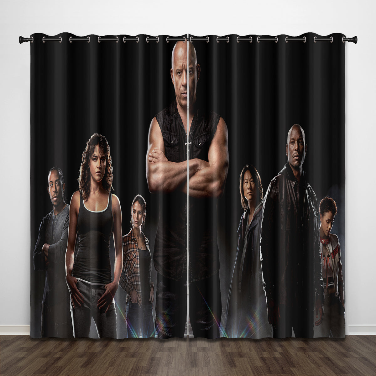 Fast & Furious 10 Fast X Curtains Pattern Blackout Window Drapes ...