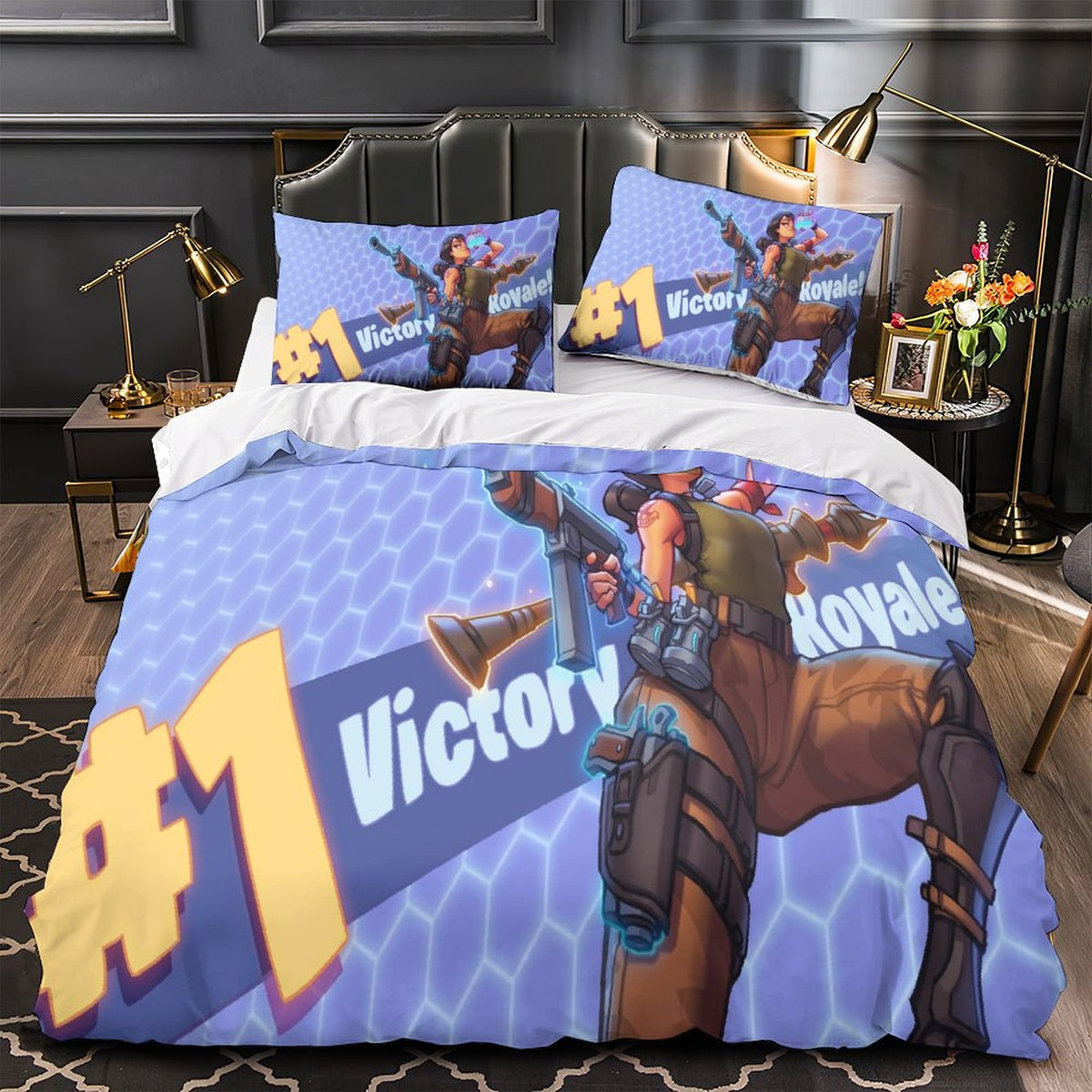 Fortnite Bedding Set Kids Room Quilt Duvet Cover Without Filler – ebuycosuk