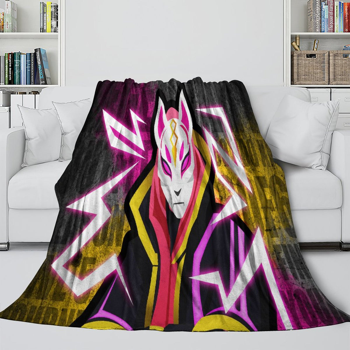 Fortnite Blanket Pattern Kids Flannel Throw Room Decoration – ebuycosuk