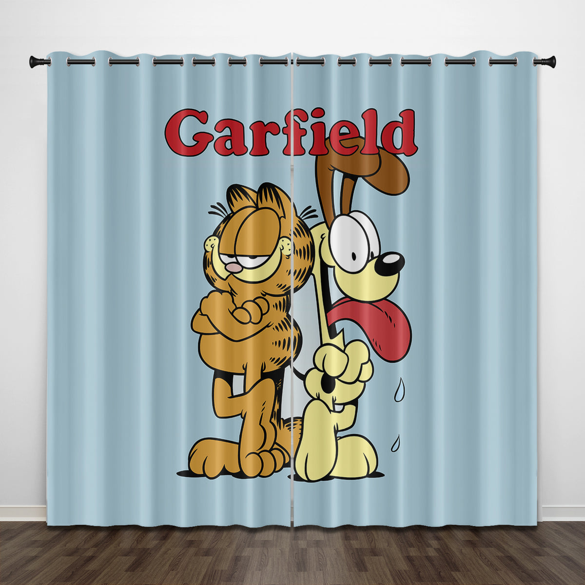 Garfield Curtains Pattern Blackout Window Drapes – ebuycosuk