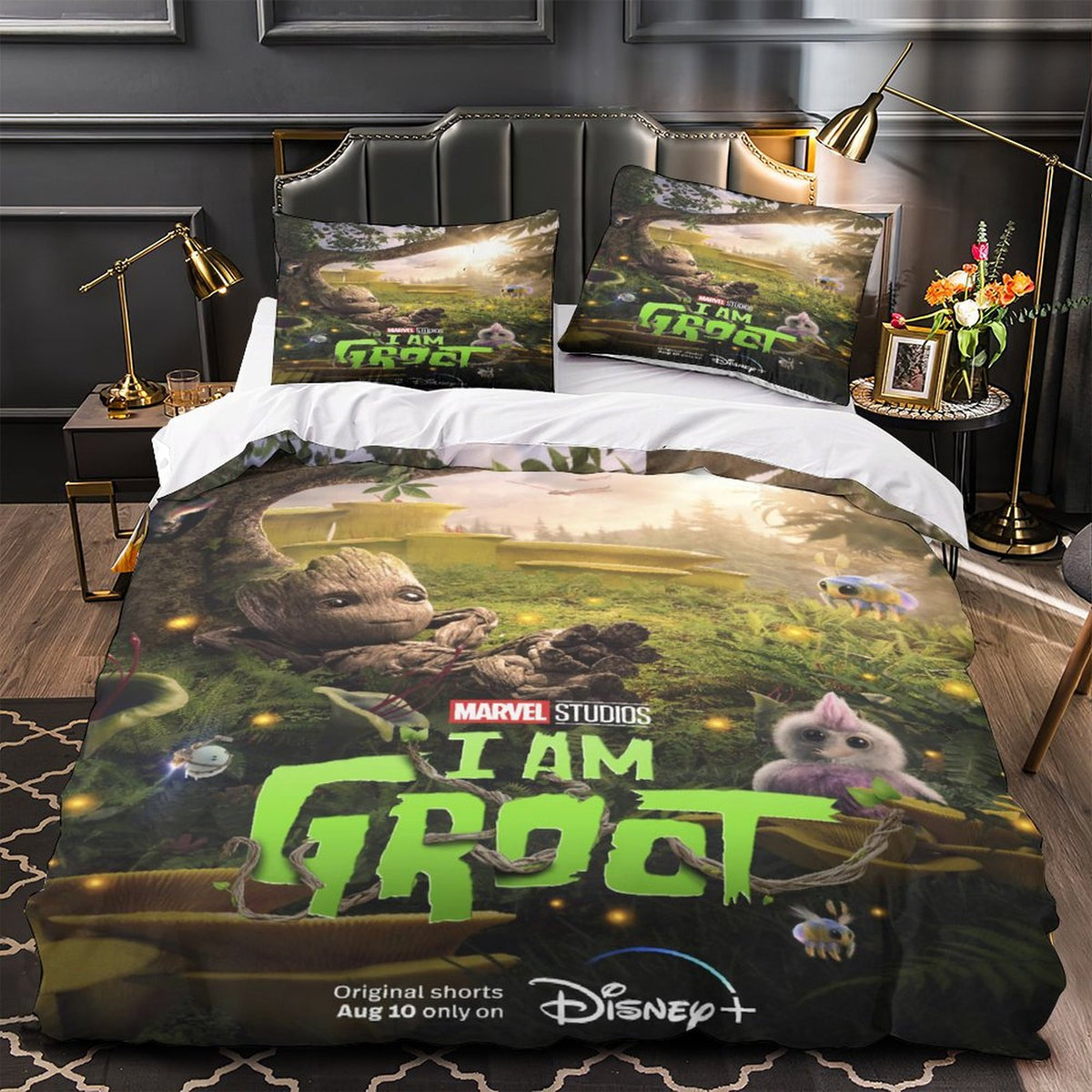 I Am Groot Bedding Sets Quilt Cover Without Filler – ebuycosuk