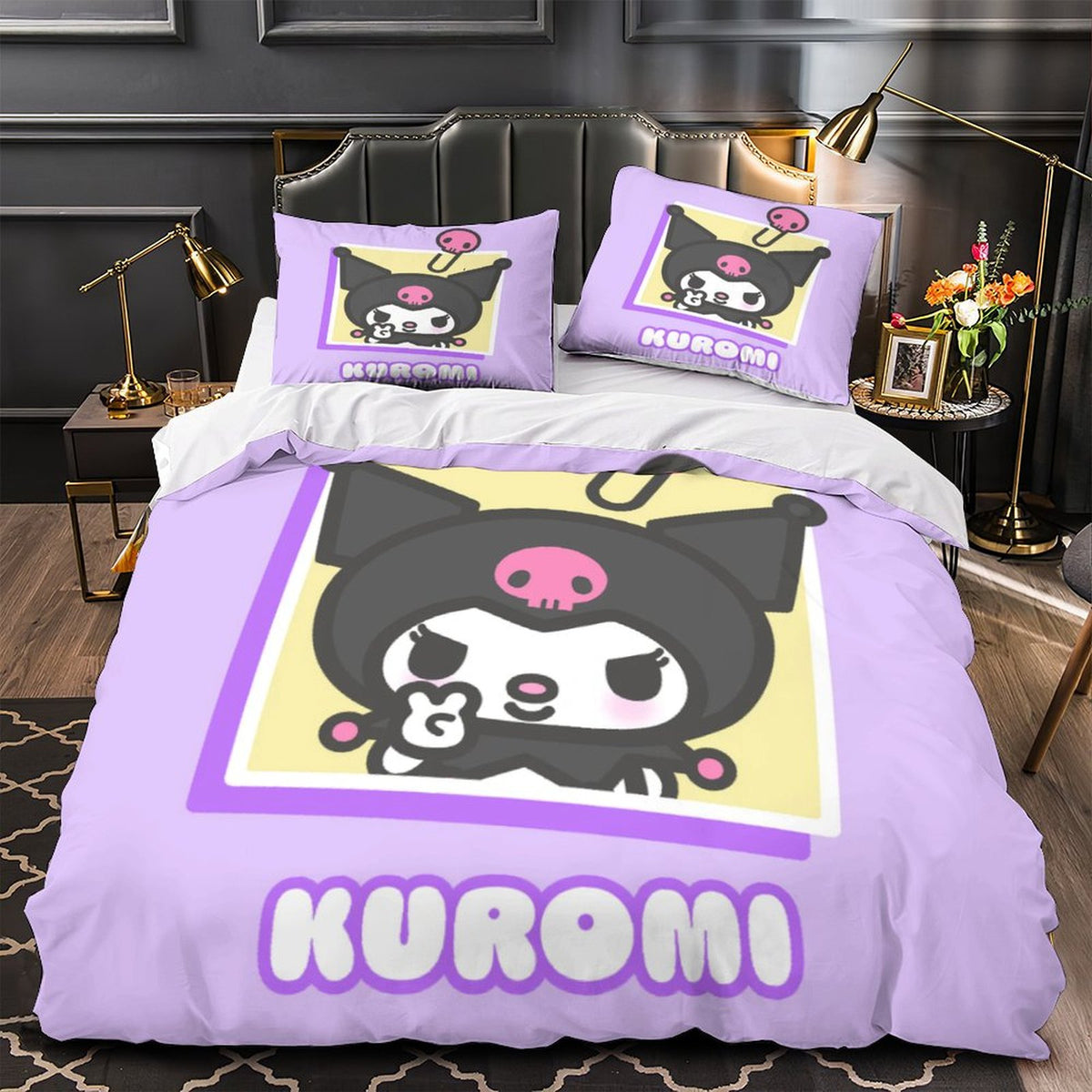 Kuromi Bedding Set Pattern Quilt Duvet Cover Without Filler – ebuycosuk