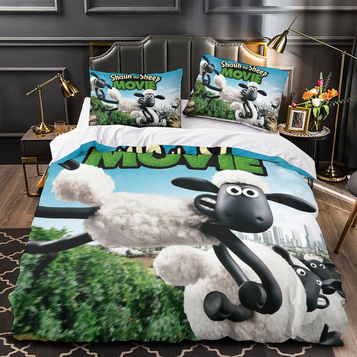 Shaun the Sheep Bedding Set Quilt Duvet Cover Without Filler – ebuycosuk
