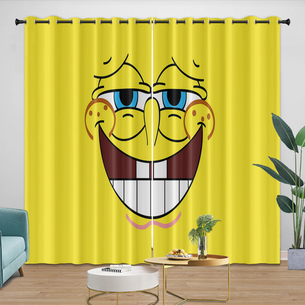 SpongeBob SquarePants Curtains Blackout Kids Room Window Drapes – ebuycosuk