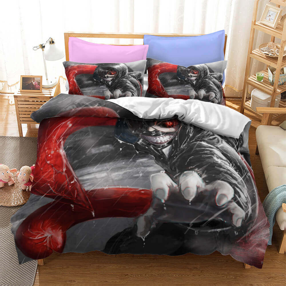 Anime Tokyo Ghoul Cosplay UK Bedding Set Quilt Duvet Covers Bed Sets ...