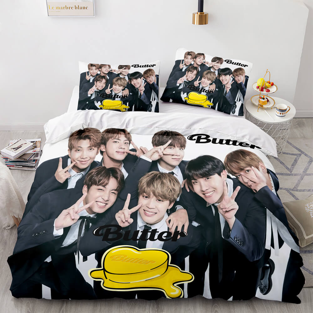 BTS Butter Cosplay UK Bedding Set Quilt Duvet Cover – ebuycosuk