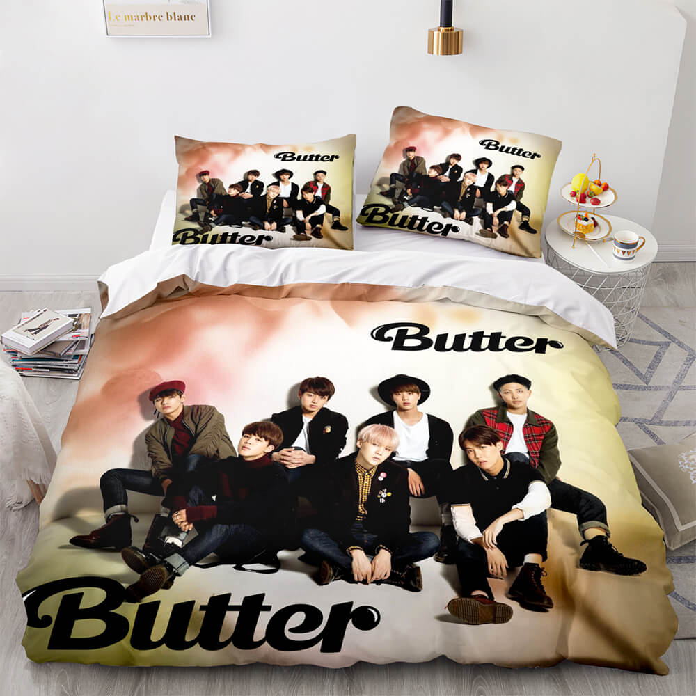 BTS Butter Team Cosplay Bedding Set Quilt Duvet Cover – ebuycosuk