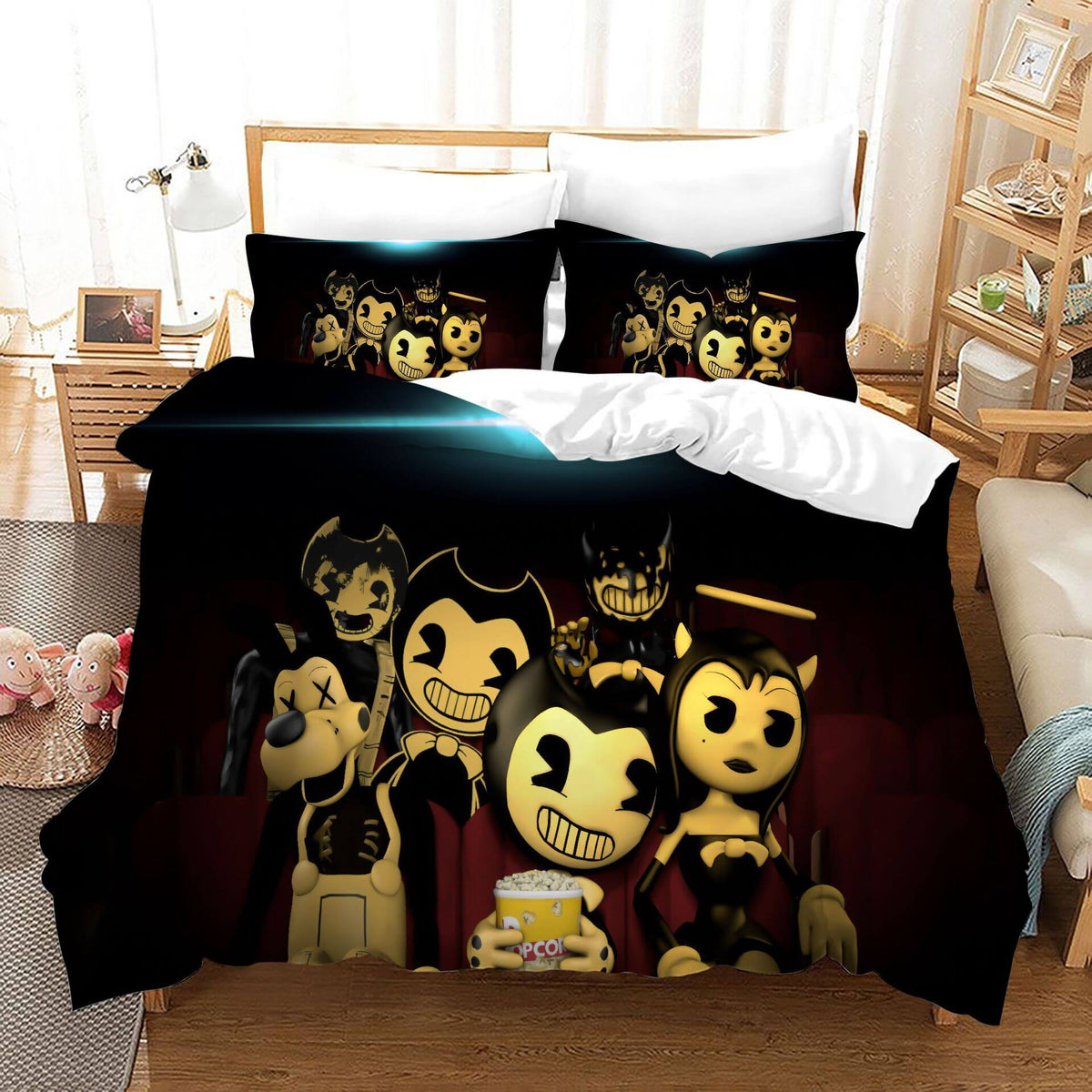 Bendy And The Ink Machine Cosplay Bedding Set Quilt Duvet Covers Sets ...