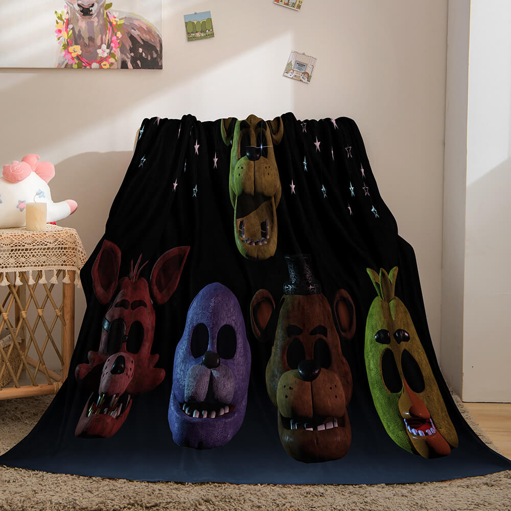 Five Nights at Freddy's Blanket Flannel Fleece Quilt Wrap Nap Blanket ...