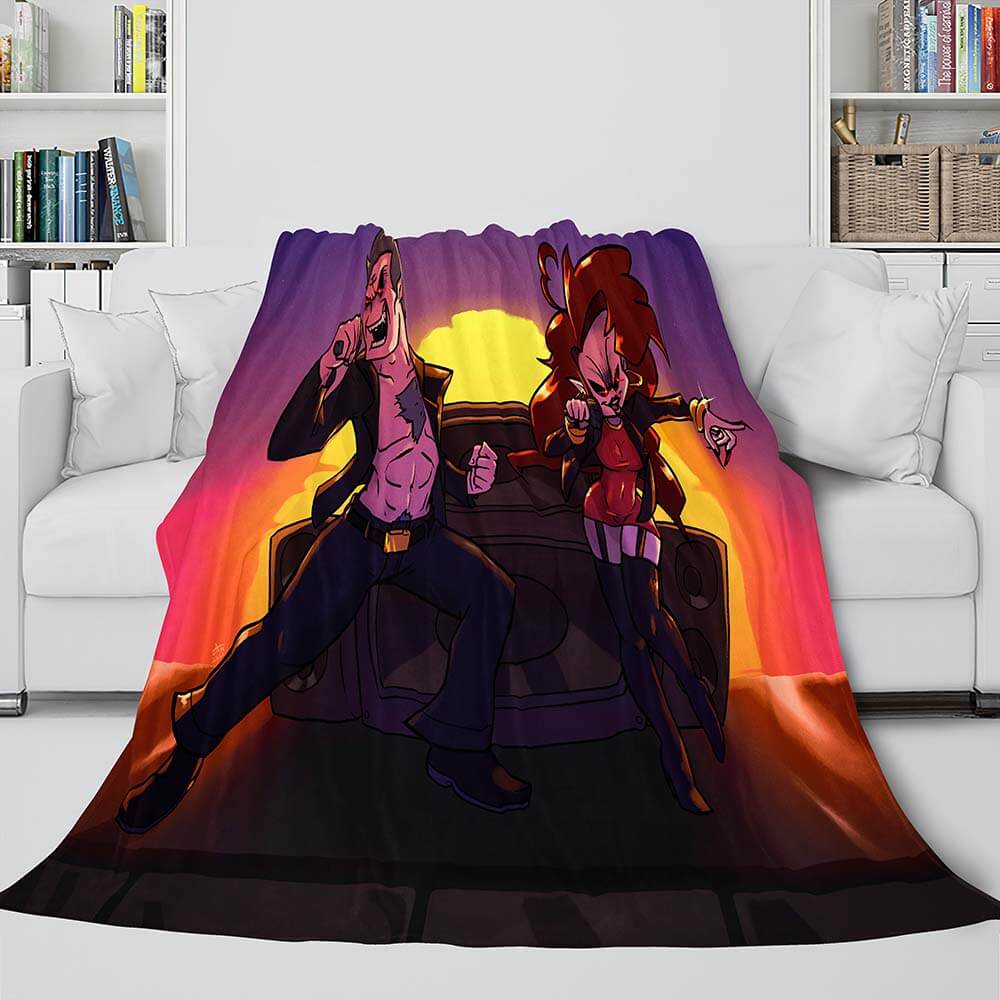 Friday Night Funkin Cosplay Flannel Fleece Blanket Throw Quilt Blanket ...