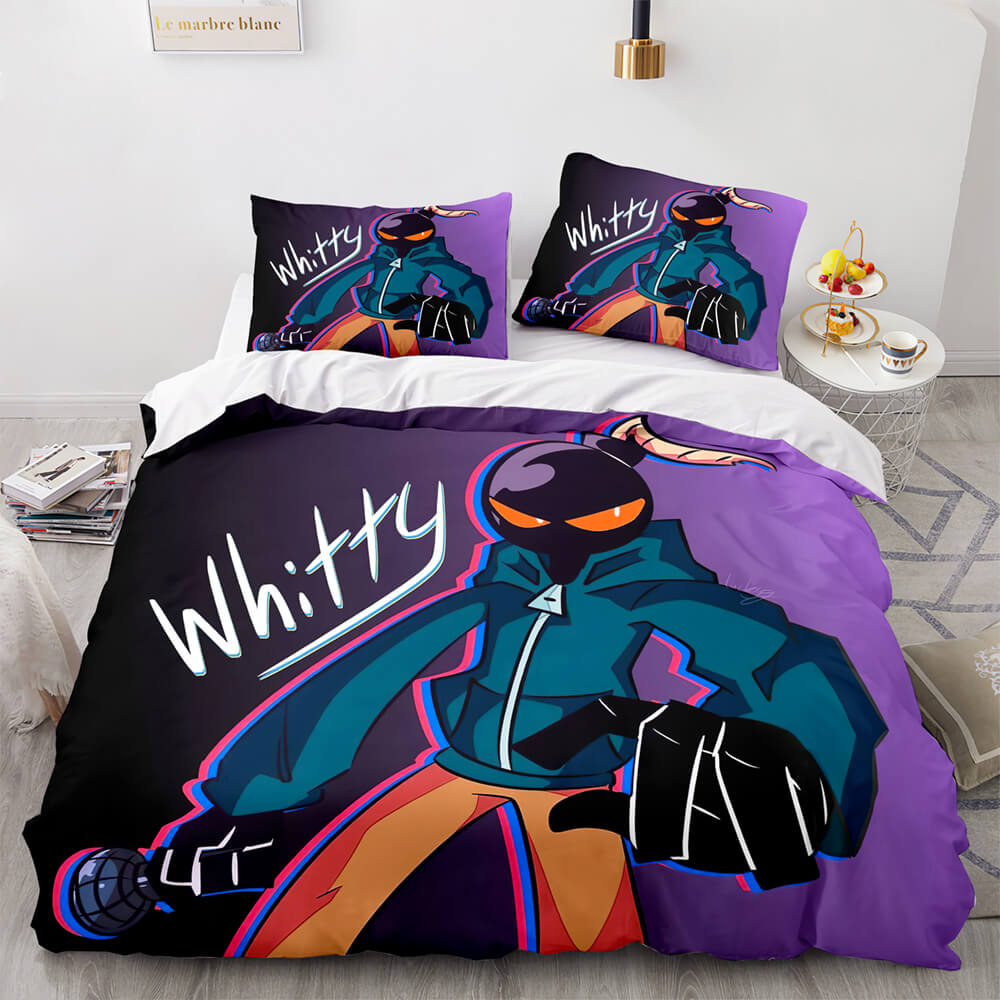 Game FNF Whitty Cosplay Bedding Set Quilt Covers – ebuycosuk