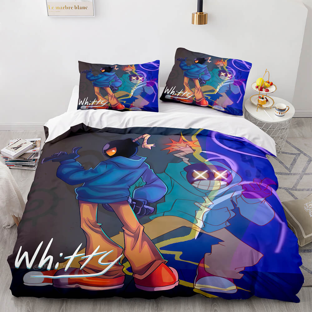 Game FNF Whitty Cosplay Bedding Set Quilt Covers – ebuycosuk