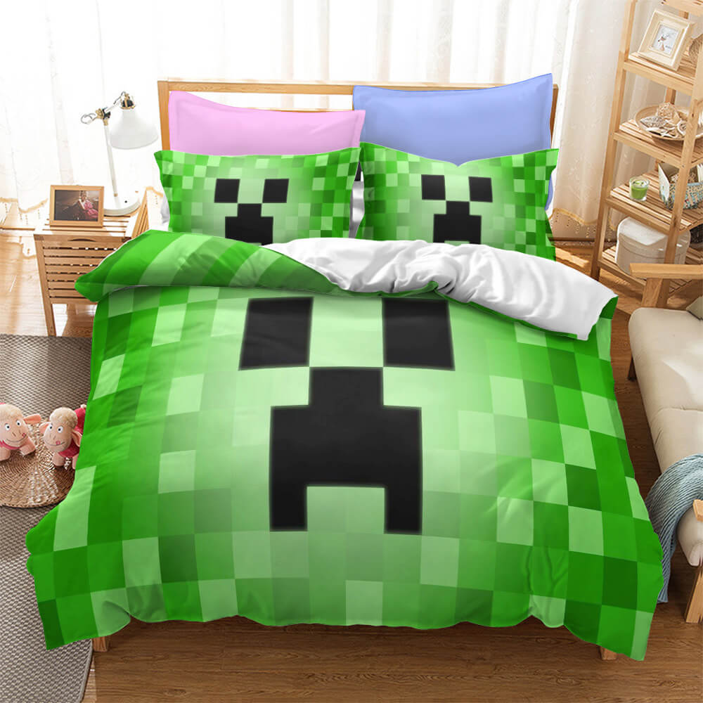 Game Minecraft Bedding Sets Quilt Cover Without Filler – ebuycosuk