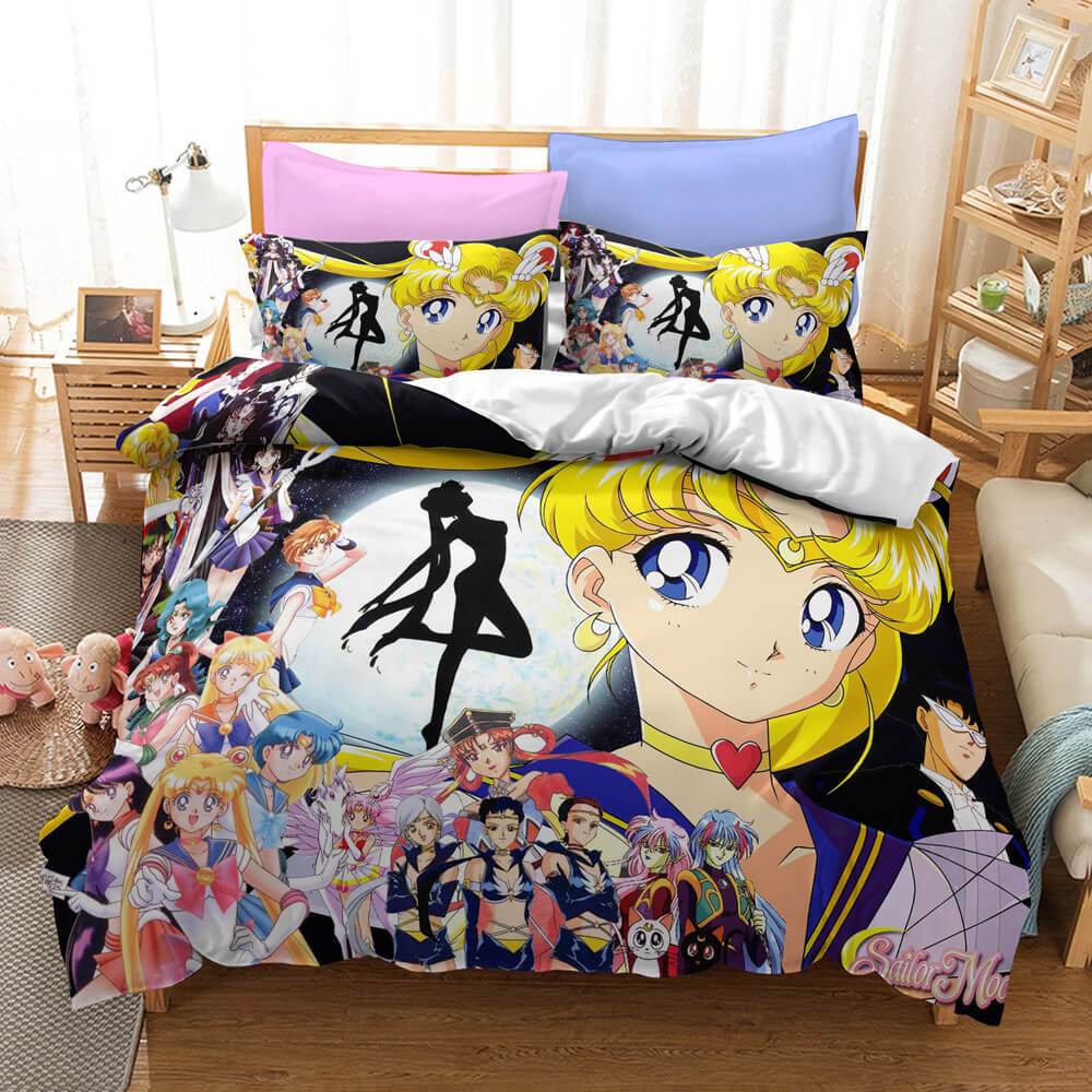 Sailor Moon Bedding Set Duvet Cover Bed Sets – ebuycosuk