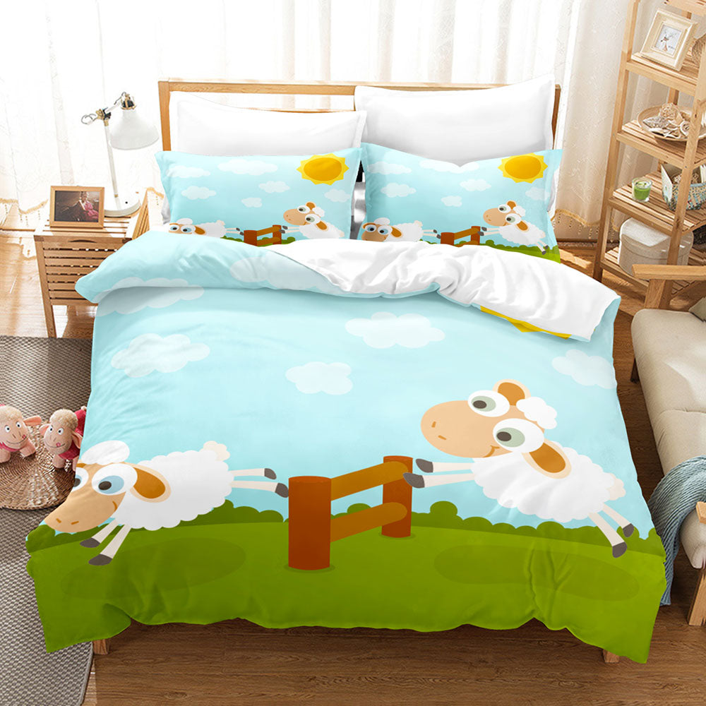 Sheep Bedding Set Quilt Cover Without Filler – ebuycosuk