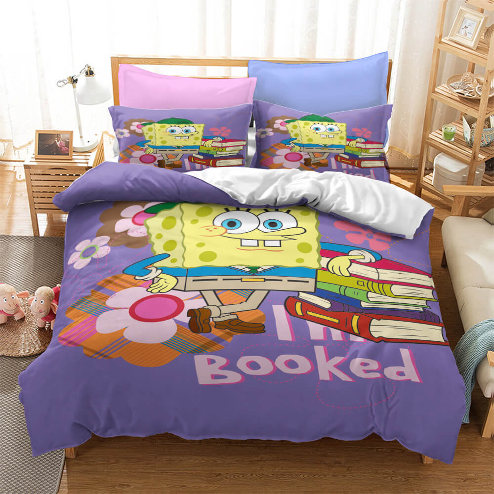SpongeBob SquarePants Kids Bedding Set Quilt Cover – ebuycosuk
