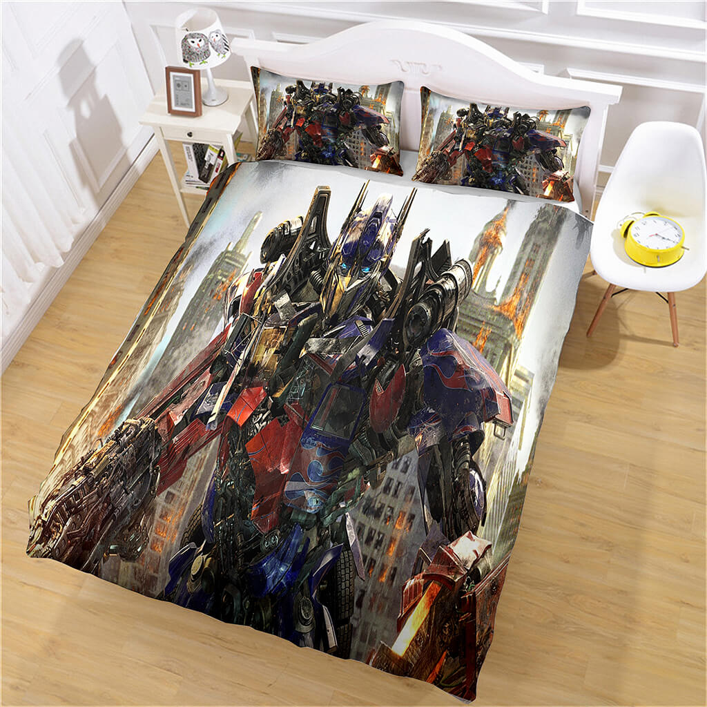 The Transformers Bedding Set Cosplay Quilt Cover Room Decoration ...