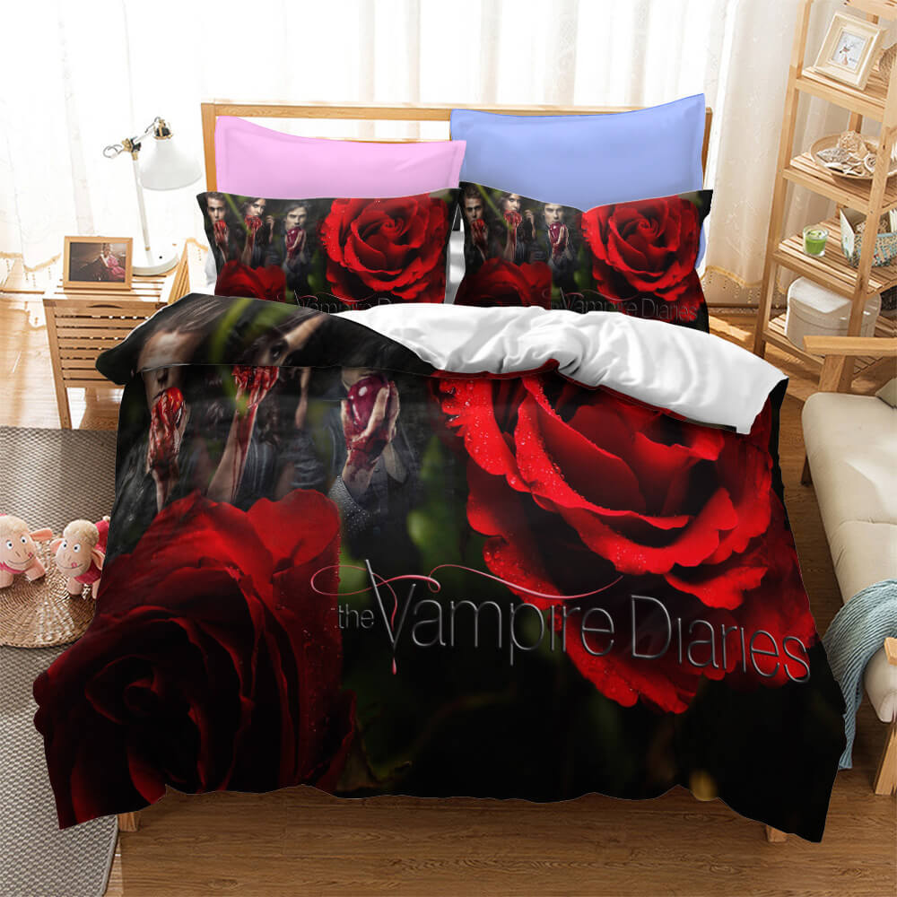 The Vampire Diaries Cosplay Bedding Set Duvet Quilt Covers Bed Sets ...