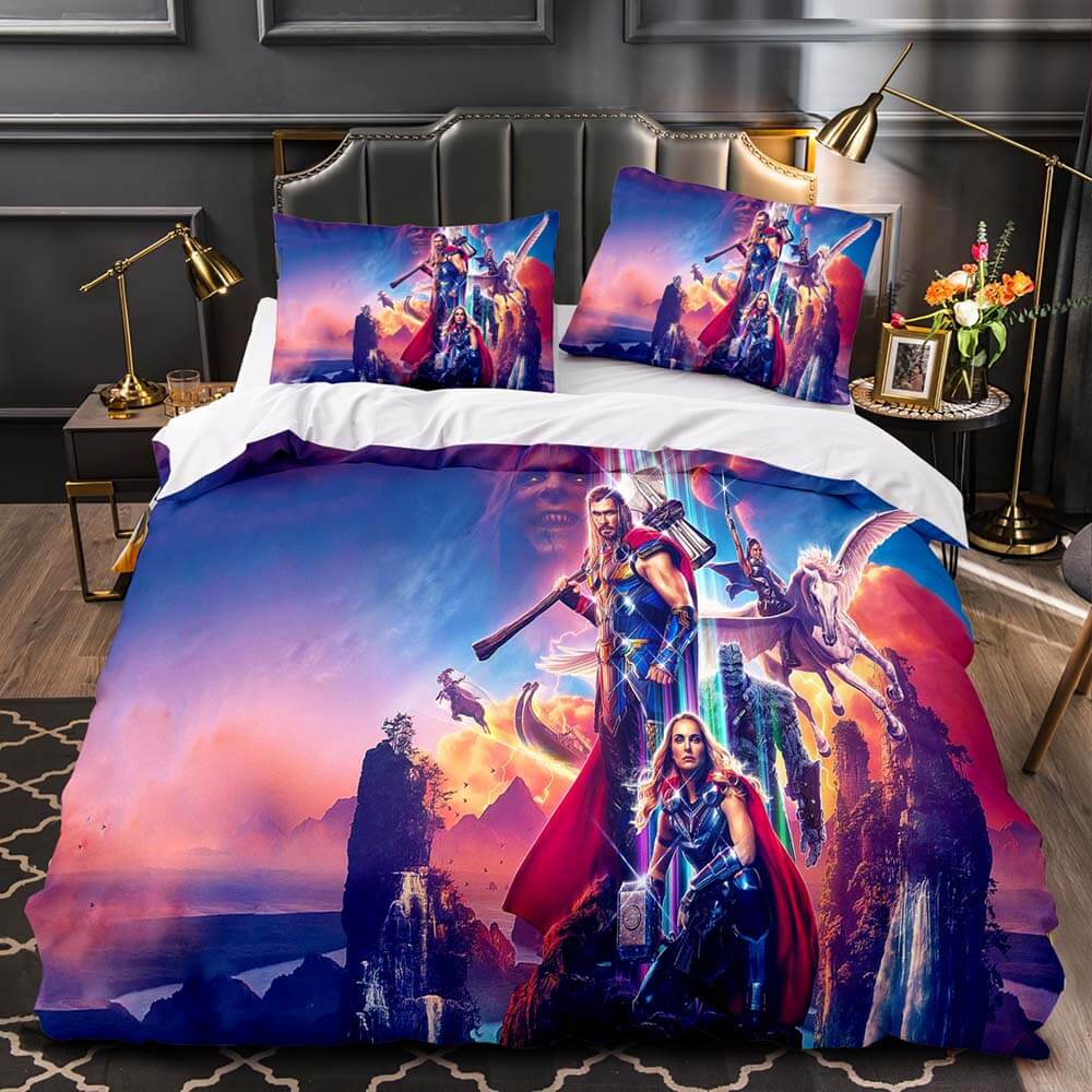 Thor 4 Love and Thunder Bedding Set Duvet Cover – ebuycosuk