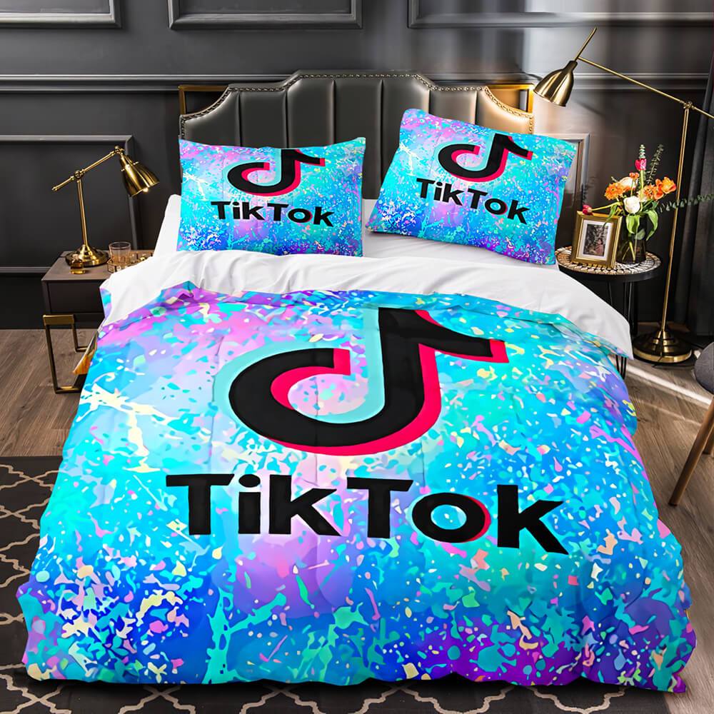 Tiktok Bedding Set Tik Tok Quilt Duvet Covers Bed Sets – ebuycosuk