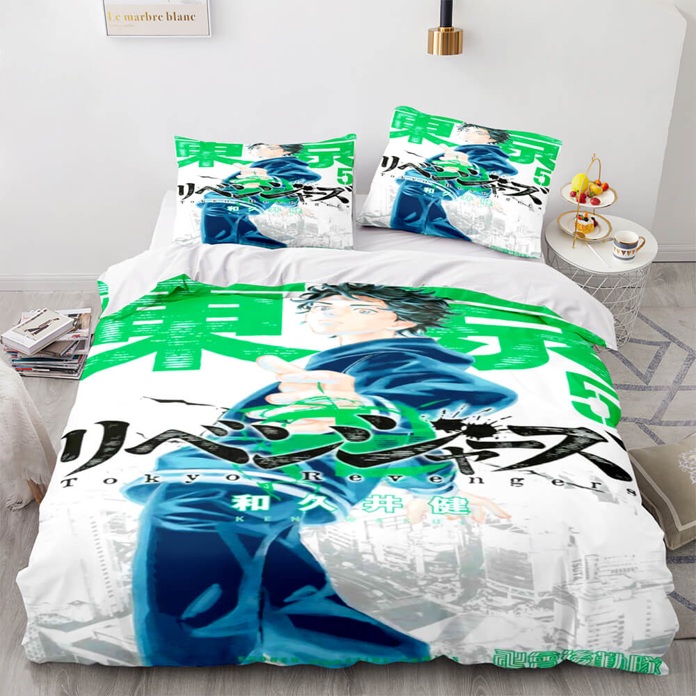 Tokyo Revengers Cosplay UK Bedding Set Quilt Duvet Cover Bed Sets ...