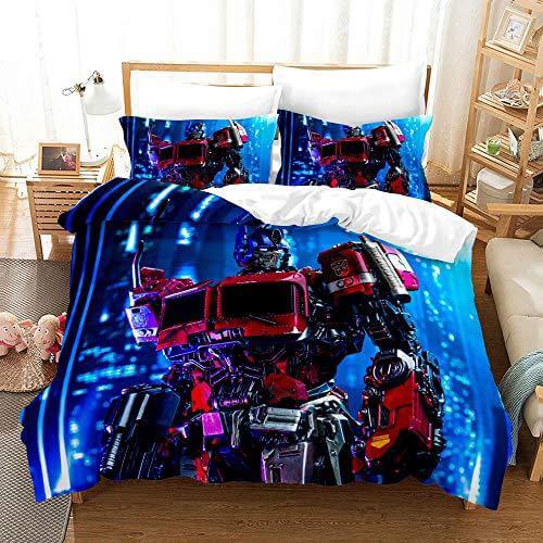 Transformers Optimus Prime Cosplay Bedding Set Duvet Cover Bed Sets ...