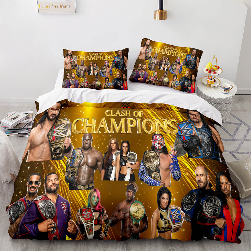 WWE RAW Cosplay UK Bedding Set Quilt Covers Without Filler – ebuycosuk