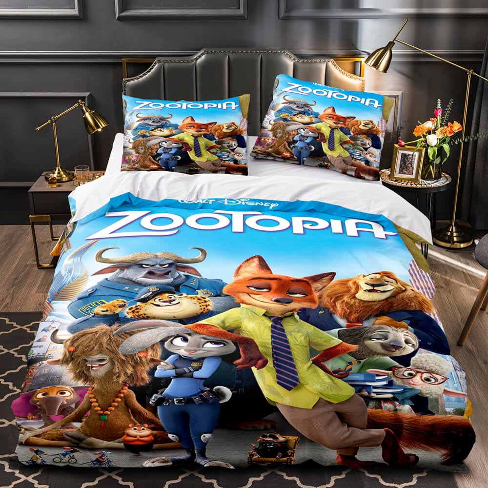 Zootopia Bedding Cosplay Quilt Duvet Covers Decoration Bed – ebuycosuk